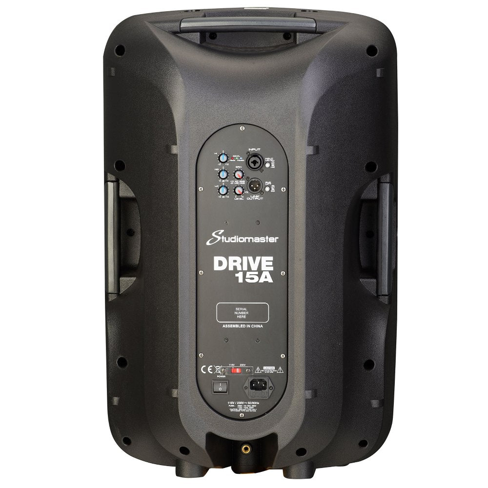 Studiomaster Drive 15A Active Speakers | PAIR – DJ Supplies Sound and Lighting Ltd