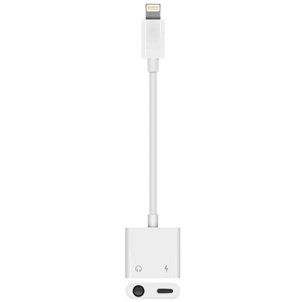 Lightning 3.5mm Audio Adaptor with Charging Port – DJ Supplies Sound ...