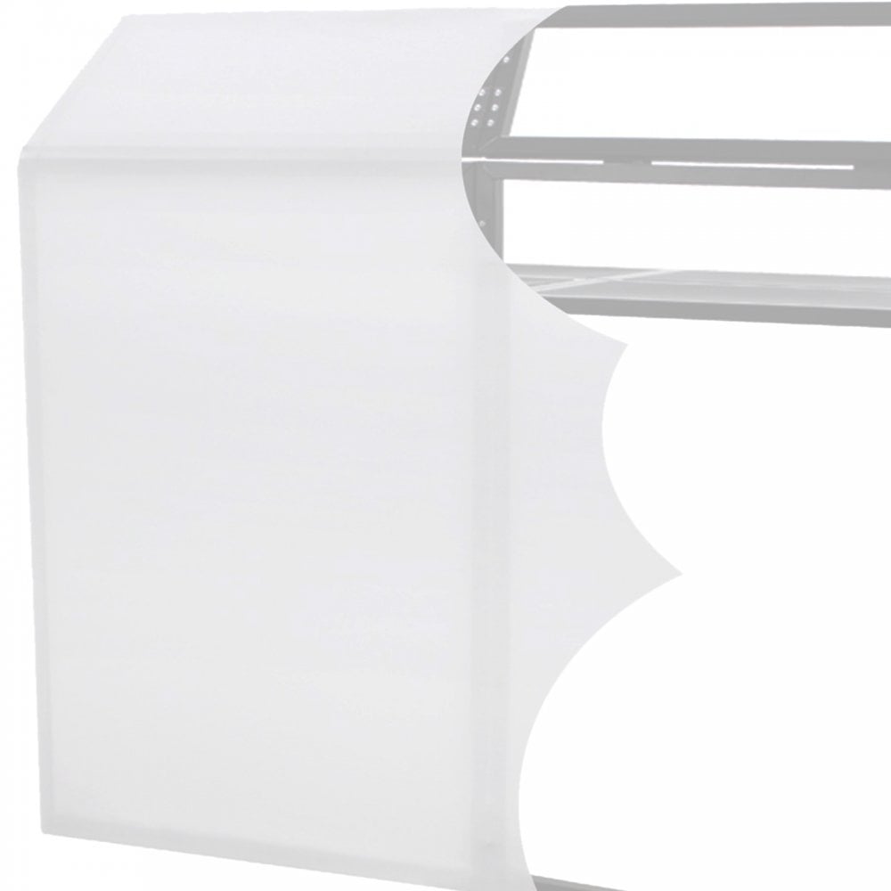 Equinox DJ Booth White Lycra Scrim | Spandex Stand Cover | DJ Supplies ...