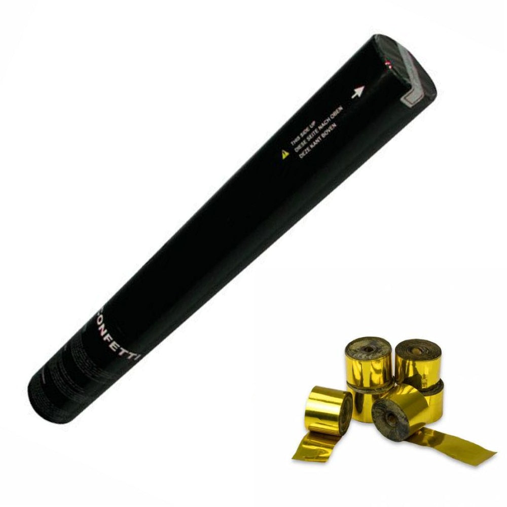 Hand Held Streamer Cannon 50cm Gold – DJ Supplies Sound and Lighting Ltd