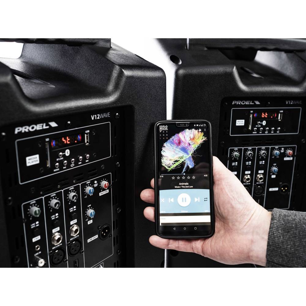 Proel V10WAVE Bluetooth 600w Active Speaker – DJ Supplies Sound and ...