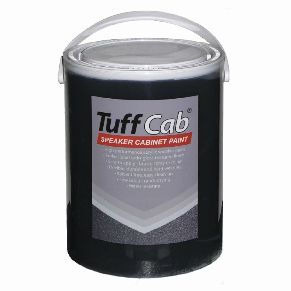 Black Tuff Cab Speaker Paint 5Kg | Roll On Textured Speaker Paint – DJ ...