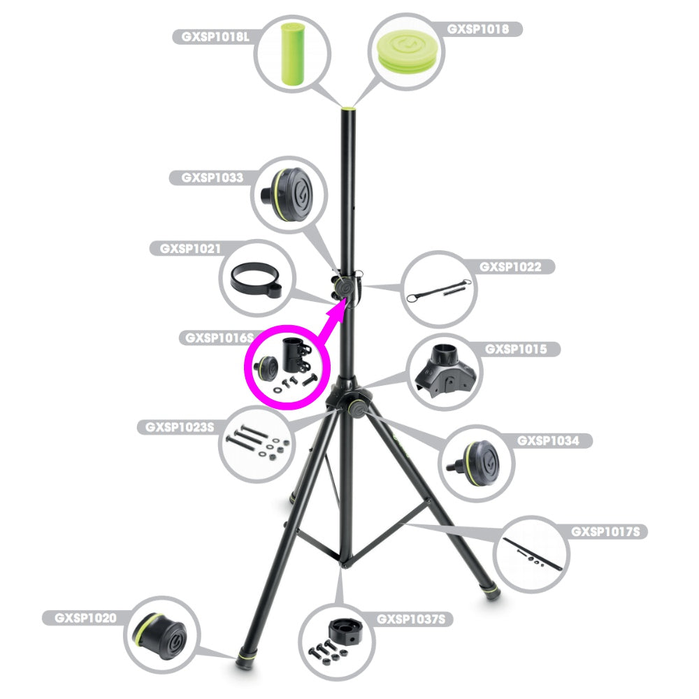 Gravity Speaker Stand Height Adjustment Clamp – DJ Supplies Sound and ...
