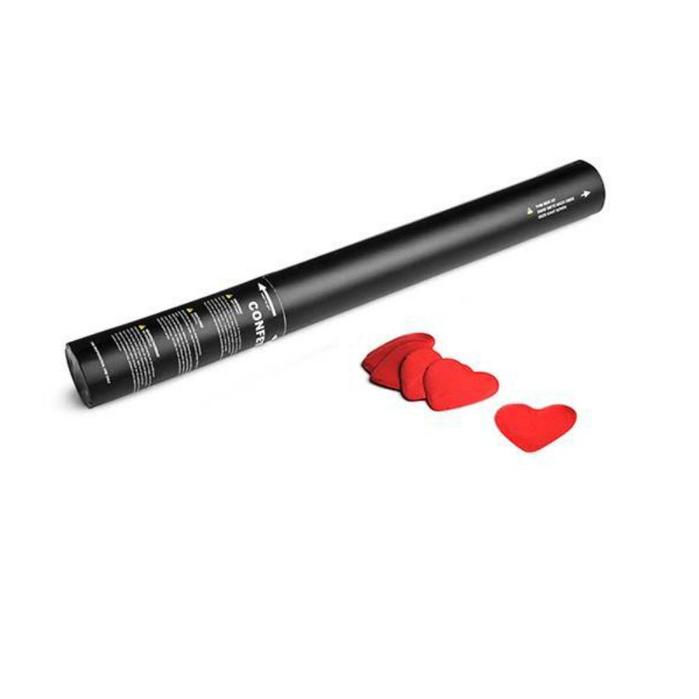 Hand Held Confetti Cannon 50cm Red Hearts – DJ Supplies Sound and ...