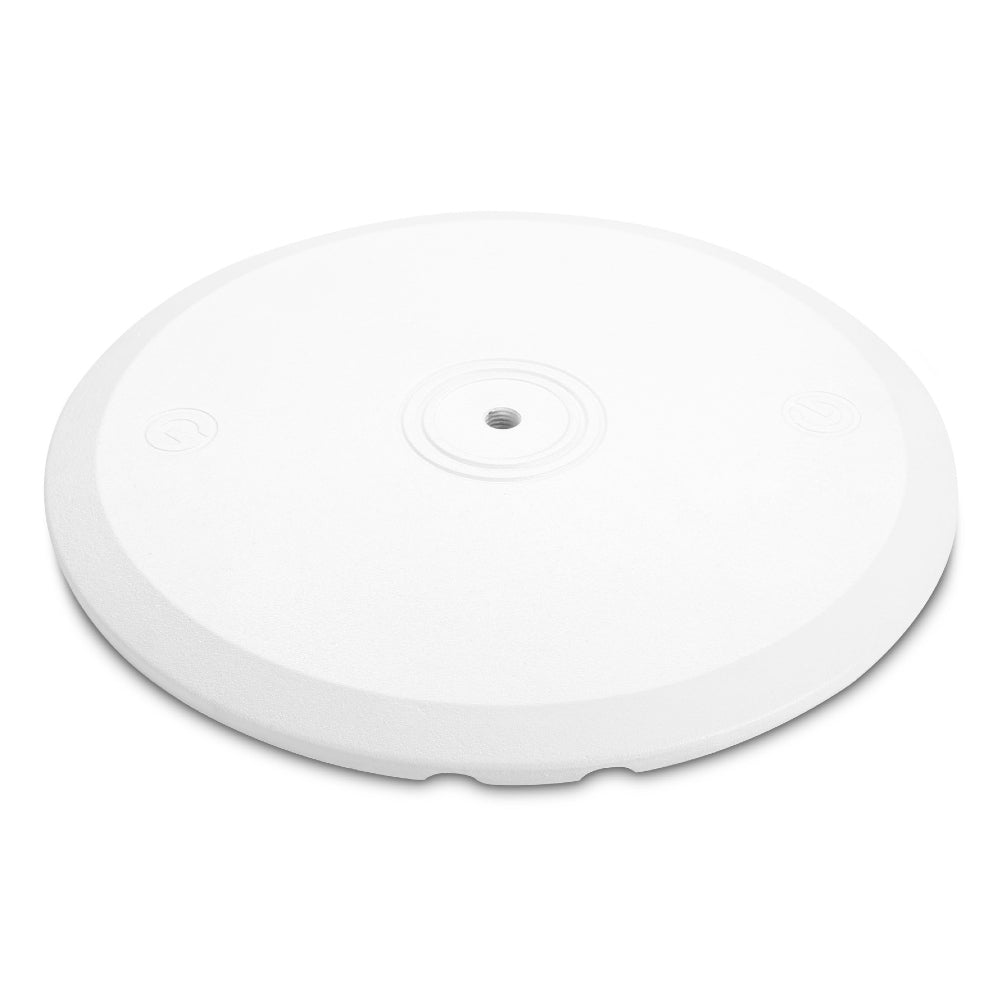 Gravity White Cast Round Base Speaker Lighting Stand | DJ Supplies – DJ ...