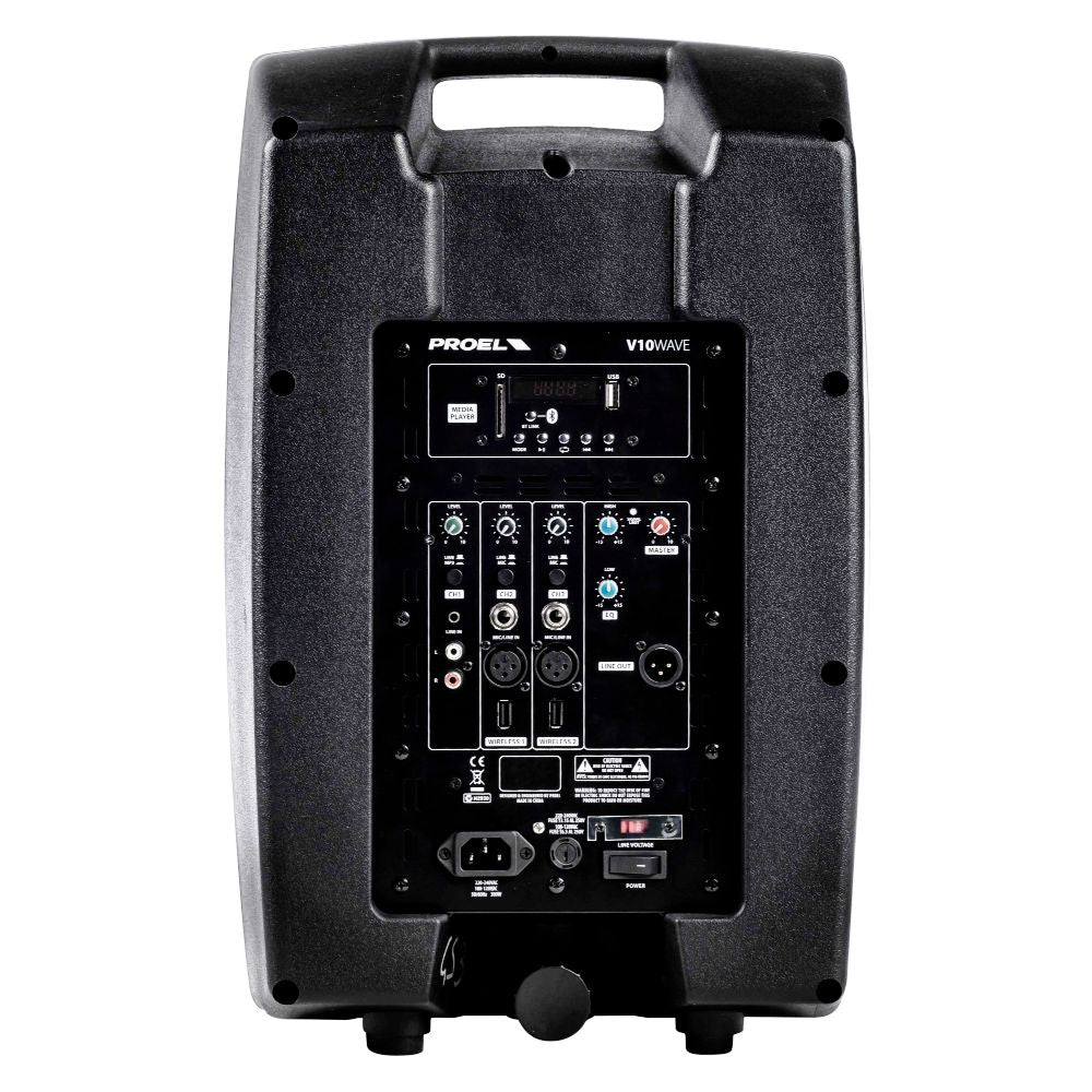 Proel V10WAVE Bluetooth 600w Active Speaker – DJ Supplies Sound and ...