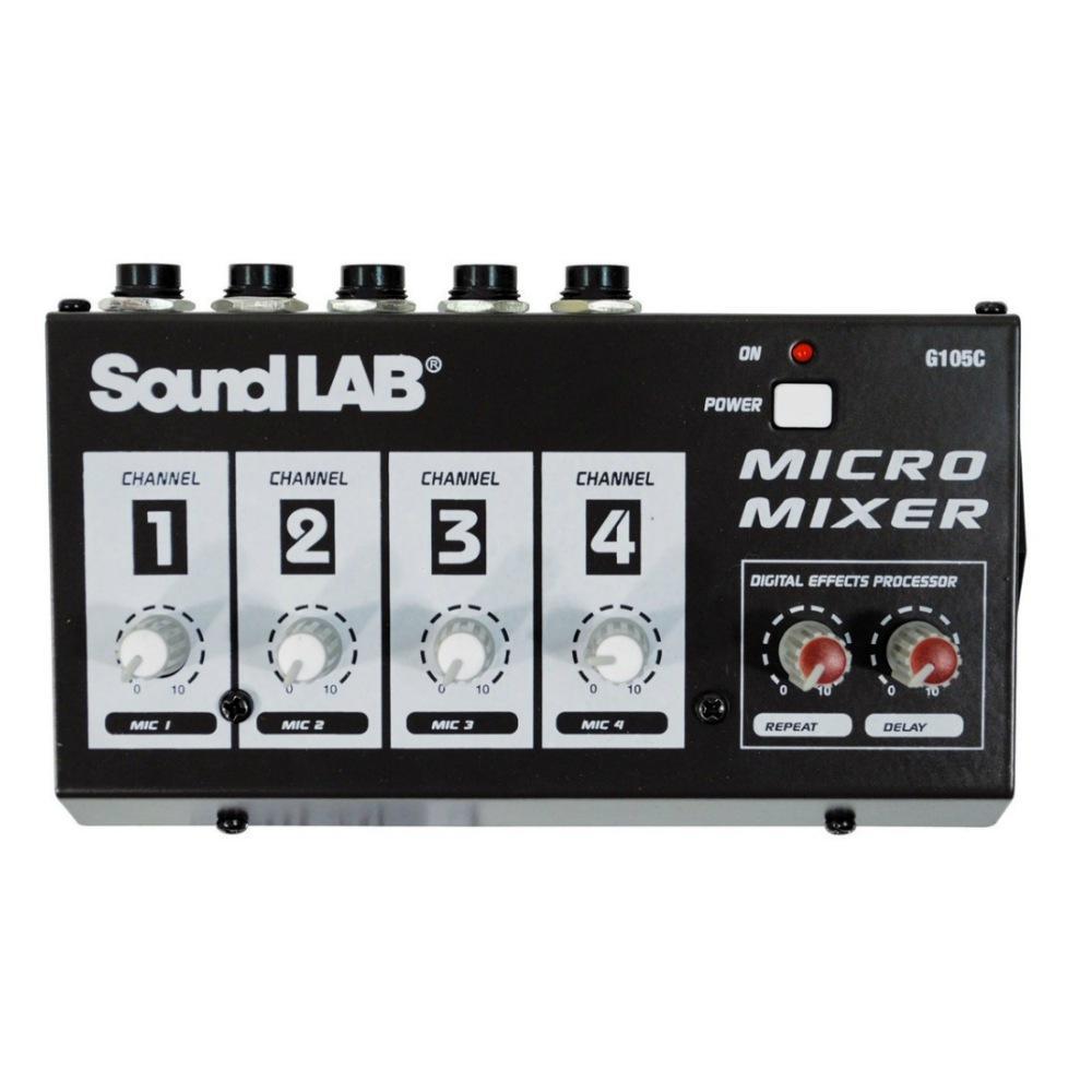 Microphone Mixer 4 Channel With Echo – DJ Supplies Sound and Lighting Ltd