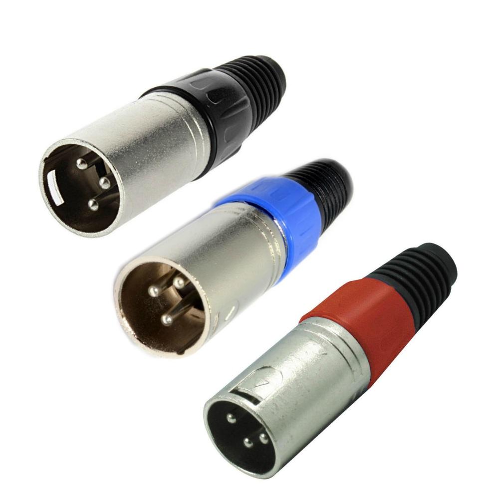 XLR Male Connector 3 Pin – DJ Supplies Sound and Lighting Ltd